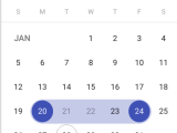 Datepicker Angular Date Range Picker With Range Validation Stack