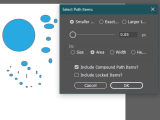 Looking For Illustrator Script Which Will Select A Path By Size