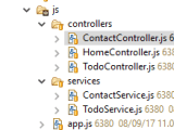 Javascript Separate Service From Controller In Angularjs Stack Overflow