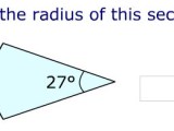 Circle How To The Find The Radius Of A Sector Mathematics Stack
