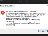 Brand New Standalone Angular Project Failing On Visual Studio 2022