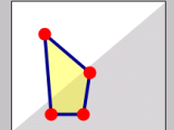 C Drawing A Polygon According To The Input Coordinates Stack Overflow