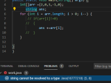 Java Visual Studio Code Error String Cannot Be Resolved To A Type