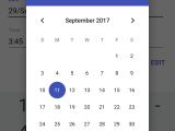 Datepicker How To Change Color Of Calender Dialog Android Stack