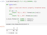 Python Accounting Formatting In Pandas Df Stack Overflow