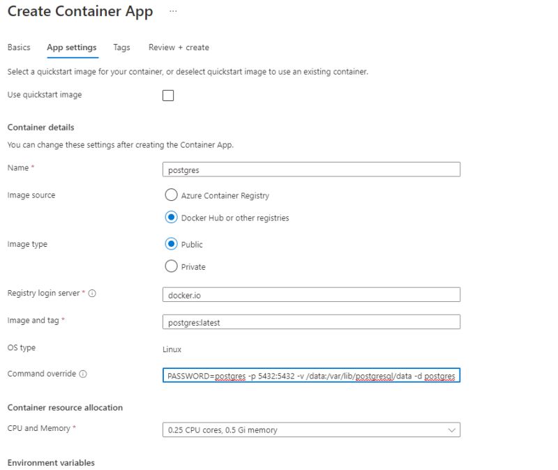 Postgresql Deploying Postgres Db In Azure Container App Stack Overflow - Best Gradient Backgrounds in Mobile