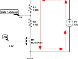 What Is Happening In This Circuit With N And P Channel Mosfets