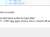 Csv Error Invalid Input Syntax For Type Date While Importing Data