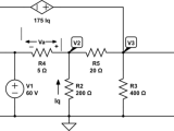 Node Voltage Analysis With Dependent Voltage And Current Sources