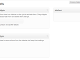Sidebar Widgets Not Showing Up In Wordpress Admin Panel Stack Overflow