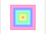 Python Concentric Rainbow Squares Stack Overflow