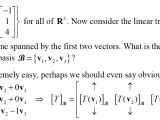Matrices Notation Of The Transformations In Linear Algebra