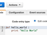 Amazon Web Services How To Write A Hello World Example In Aws Lambda