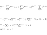 Equations Aligning Linear Program With Numbers Tex Latex Stack