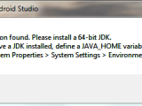 Java Error Launching Android Studio Says No Jvm Installed Stack