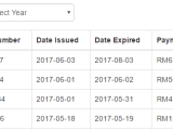 Filter Table Using Month And Year Php Mysql Stack Overflow