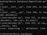 How To Fix The Python And Json Delimiter Expected Error Stack Overflow