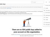 Can T Add Ssh Public Keys On Azure Devops Page Stack Overflow