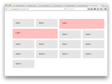 Html Css Grid Flow Different Sized Blocks Stack Overflow