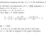 Complex Analysis Finding Mobius Transformations That Maps One Set To
