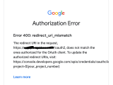 Authorization Error While Logging In Through Google Sso Stack Overflow