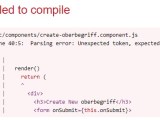 Reactjs React Js Failed To Compile Unexpected Token Stack Overflow