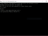 Amazon Web Services How To Save And Run A Java File In Putty Stack