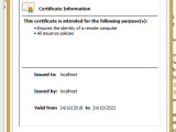 Https Enabling Ssl On Localhost Iis Stack Overflow