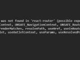 Reactjs How Does This Error Means In React Router Dom Stack Overflow