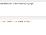 Css Apply Twitter Bootstrap Stylings To Codemirror Stack Overflow