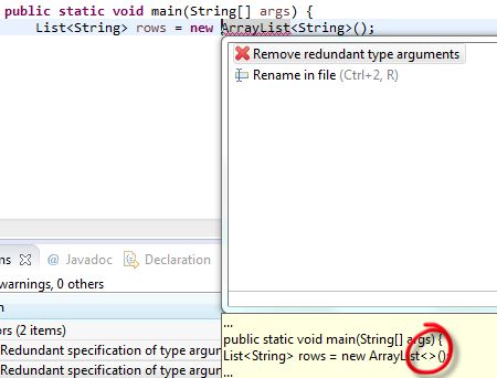 Save Action In Eclipse Ide To Convert The Java Code To The Diamond - Best Gradient Wallpapers in 4K