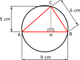 Geometry Find Circle Radius By Given Triangle Inside Mathematics