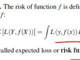 Risk Function Or Expected Loss Function Cross Validated