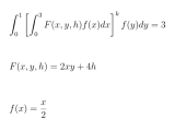 Matlab Solving A Double Integral Equation For A Third Variable