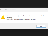 Net Cannot Load Projects In Visual Studio 2022 Stack Overflow