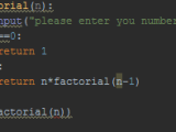 Factorial Python