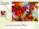 Css How To Render Image Caption To Lightbox Caption Using Jquery