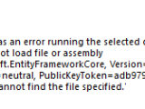 Asp Net Core Error Could Not Load File Or Assembly Microsoft