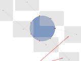 Javascript D3 Js Spread Squares Along Circle With Force Stack Overflow