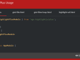 Show Code Snippets Inside An Angular Application On The Html Part