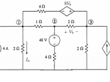 Expressing The Current Through A Dependent Voltage Source Electrical