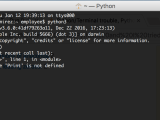 Macos Python Terminal Trouble Python2 And 3 Traceback Error Occurs