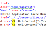 Caching How Html5 Offline Cache Works With Asp Net Stack Overflow