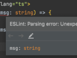 Typescript Eslint Parsing Error Unexpected Token Stack Overflow