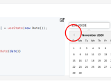Javascript How Can We Customize React Datepicker Navigation Buttons