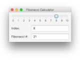 Java Calculate Fibonacci Method Using Gui Stack Overflow