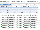 Semi Automatic Way To Change Data Structure On Excel Or Others Tools