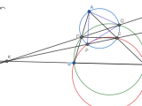 Geometry Problem Related To Circle Triangles Mathematics Stack Exchange