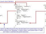 Javascript Cascading Parent Child Select Boxes From Dynamic Json Data