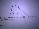 Geometry Question About Triangle And Incircle Mathematics Stack